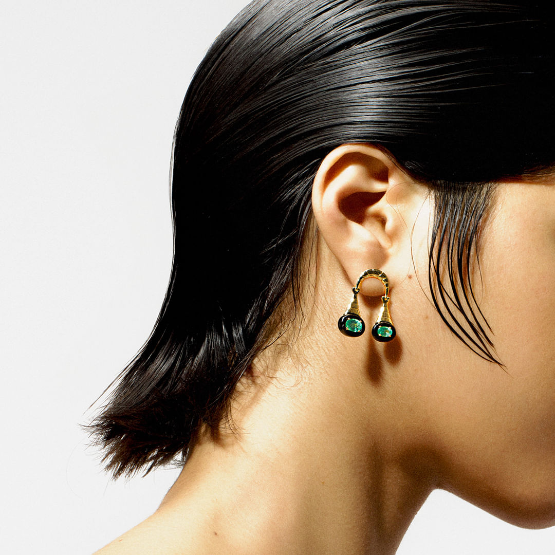 Brincos Wright Esmeralda - Sauer